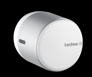 Zamek tedee GO powered by GERDA (srebrny) | Design&Technology \ Tedee \ Zamki tedee GO